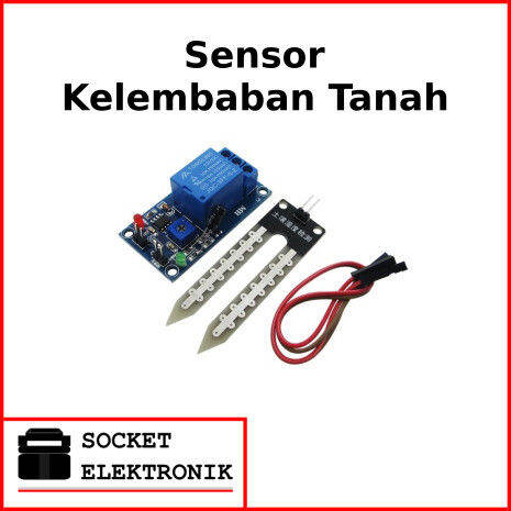 Modul Sensor Kelembaban Tanah Dengan Modul Kontrol Relay | Lazada Indonesia