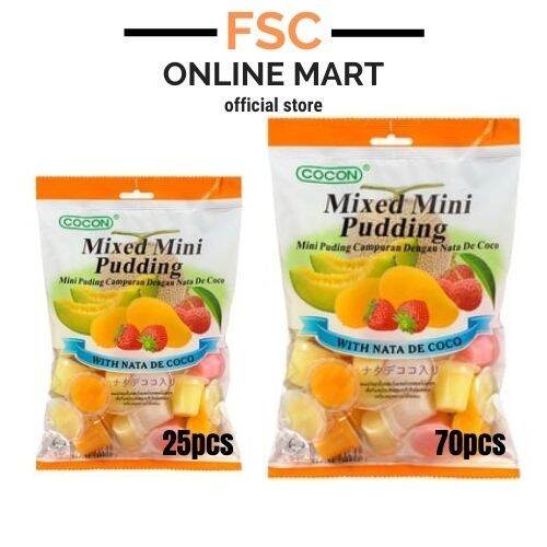 [FSC] Cocon Mini Pudding with Nata De Coco Assorted Fruit Flavour 15gm ...