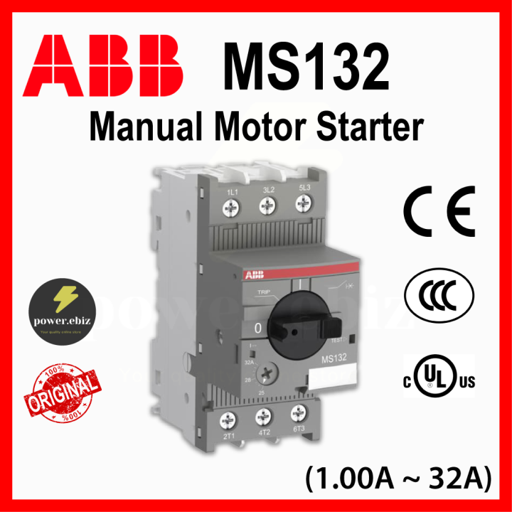 ABB MS132 (1A~32A) Manual Motor Starter | Lazada
