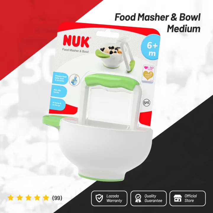 NUK Food Masher and Bowl | Lazada PH