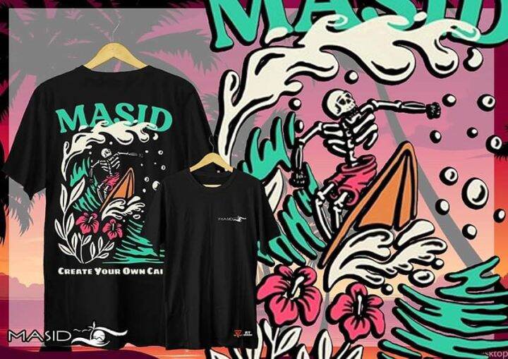 MASID T-SHIRT 💯COTTON QUALITY Design4 A3 size & DIRECT TO FILM PRINT MT ...