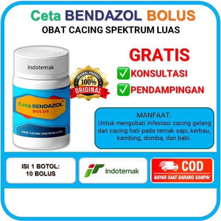 CETA BENDAZOL BOLUS - Obat Cacing Untuk Hewan Ternak Ruminansia ...