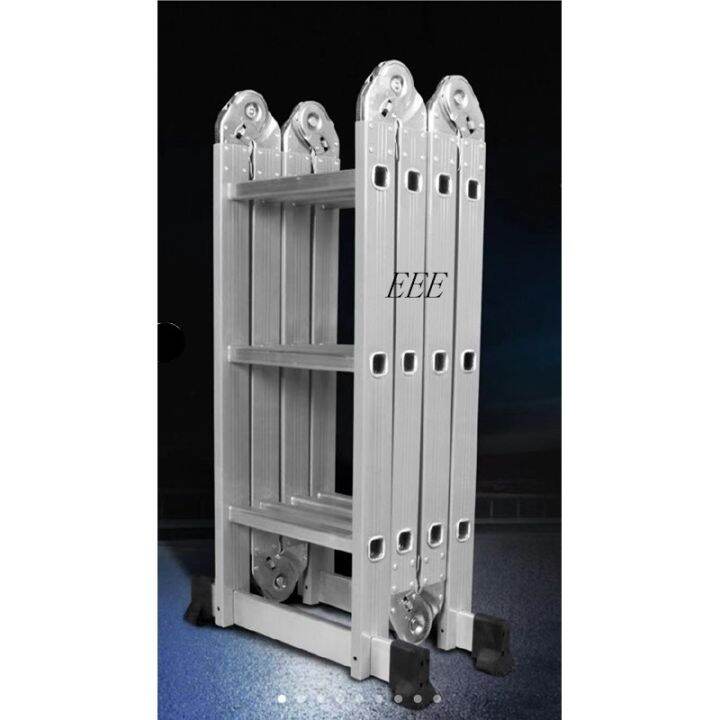 12 STEP(12 FEET)ALUMINIUM MULTIPURPOSE LADDER | Lazada PH