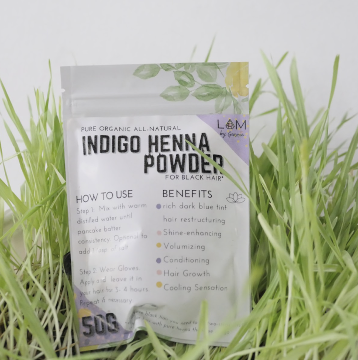 Pure Organic All Natural Indigo Henna Powder for Black Hair color ...