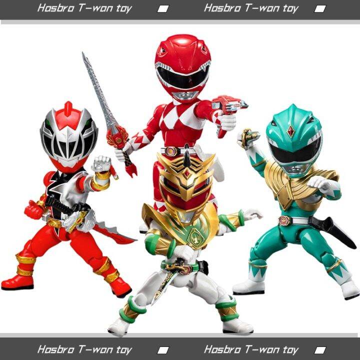 Power Rangers Dino Fury Action Q Figure Red/Green Ranger Lord Drakkon ...