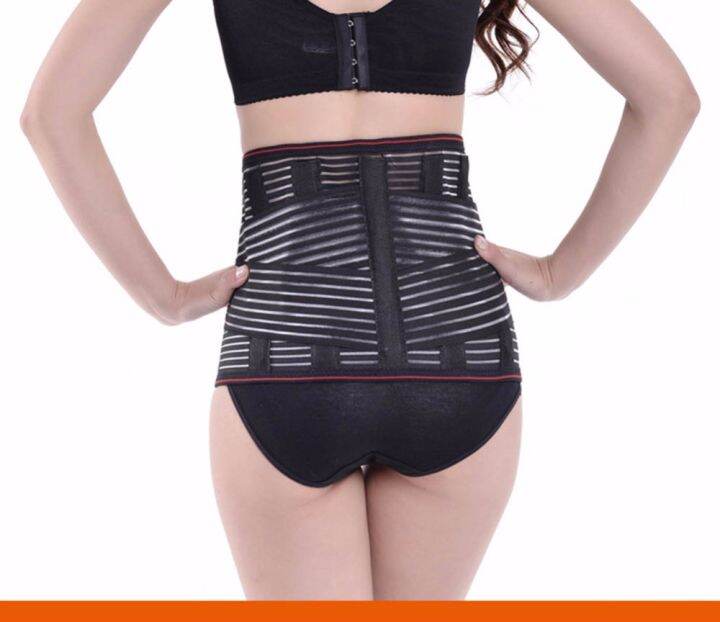 Women Medical Lower Back ce Waist Belt Spine Support Men Belts Breathable Lumbar Corset ...