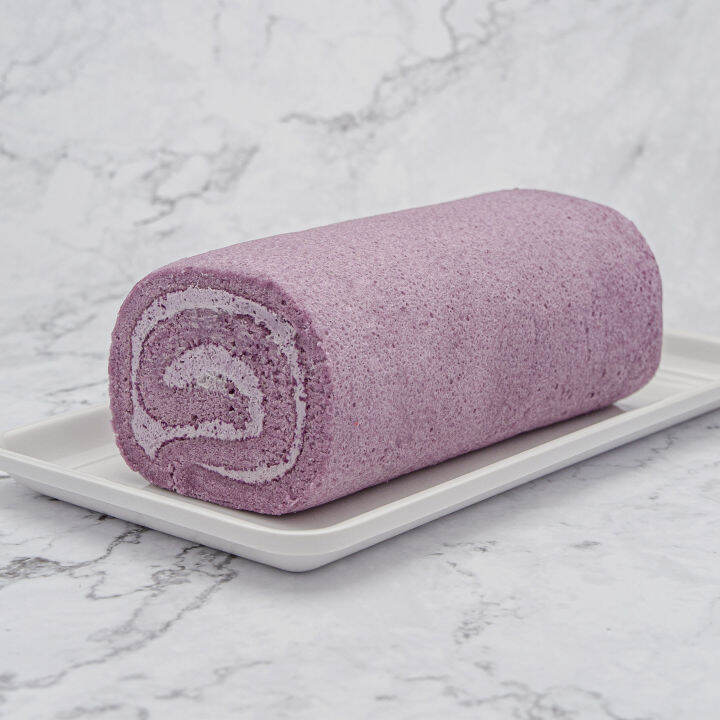 Lapisan Premium Taro Yam Swiss Roll / Chocolate / Black Sesame / Red ...