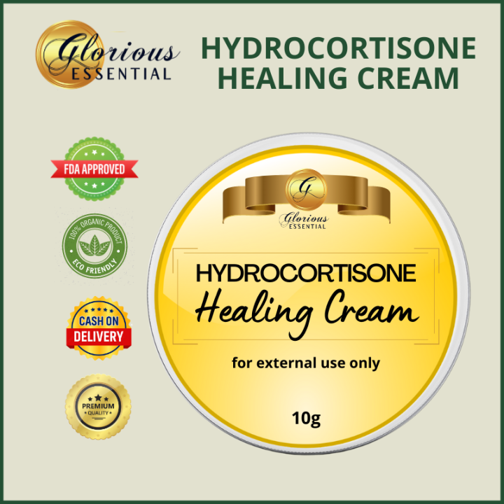 ⚡FLASH SALE⚡ Glorious Essential Hydrocort Healing Cream 10g Psoriasis ...