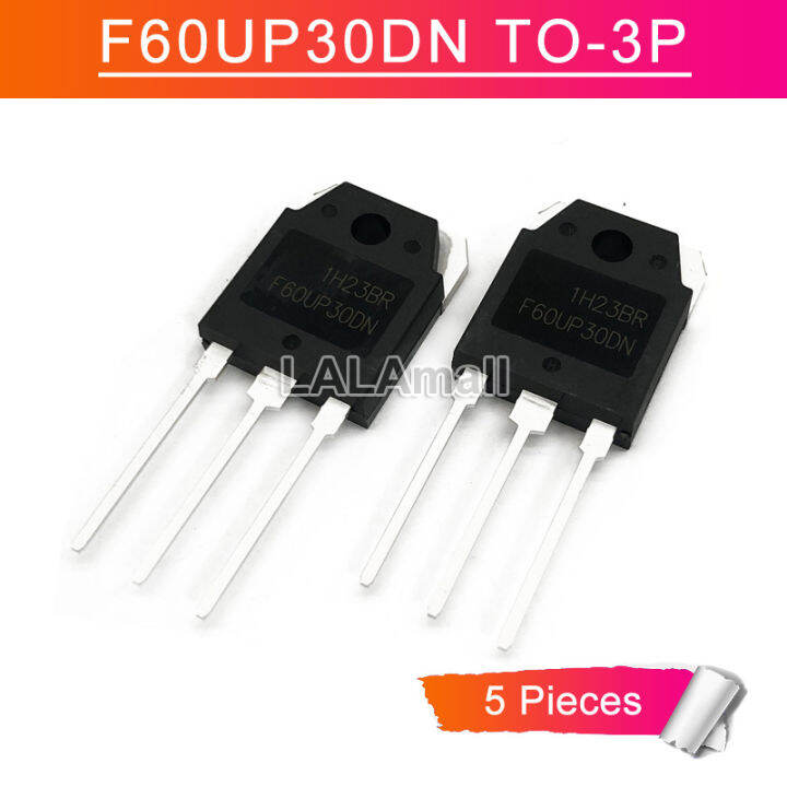 5pcs F60UP30DN = FF60UP30DN TO-3P 300V/60A Dual Common Cathode Ultra ...