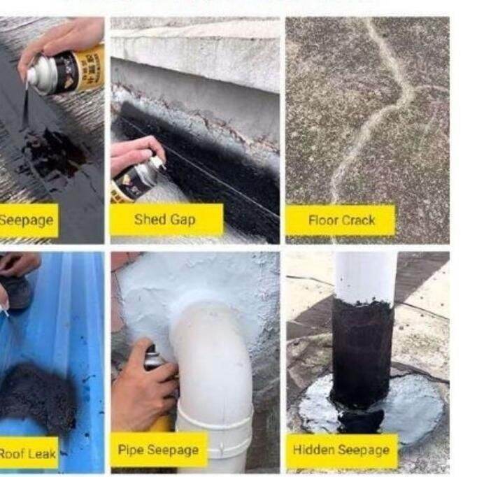 No leakage for 5 years Original Quick Seal Flexible Rubber Coating(700ml)One spray to stop ...