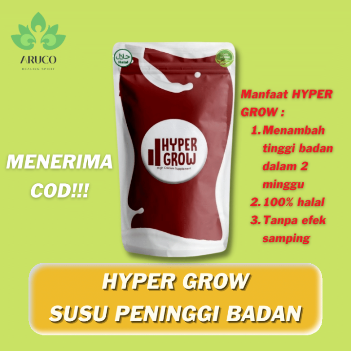 HYPER GROW SUSU – Peninggi Badan Terlaris / Susu penambah tinggi badan ...