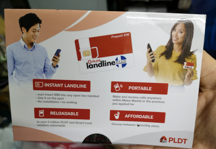 PLDT Instant Landline Prepaid Sim Card | Lazada PH