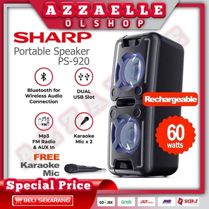 SHARP | PS-920 Party Speaker System | Lazada Indonesia
