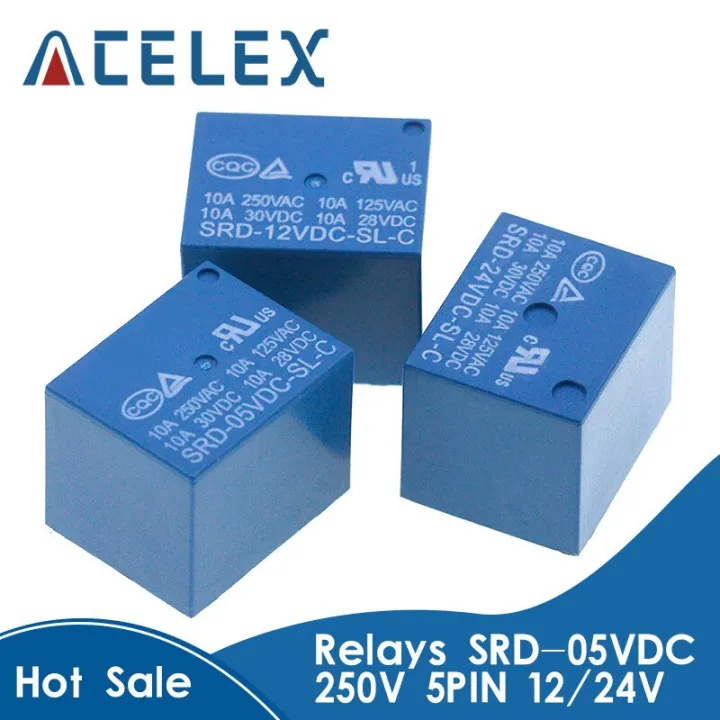 Relays SRD-05VDC-SL-C SRD-12VDC-SL-C SRD-24VDC-SL-C SRD-48VDC-SL-C 5 ...