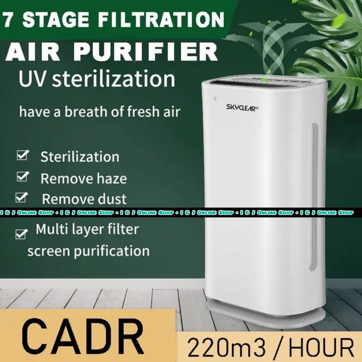 7-Stage Air Purifier with UV Light Sterilization | Lazada PH
