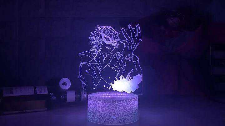 ใหม่ล่าสุด Persona 5 Led Night Light สำหรับห้องนอนเด็ก Decor Nightlight ...