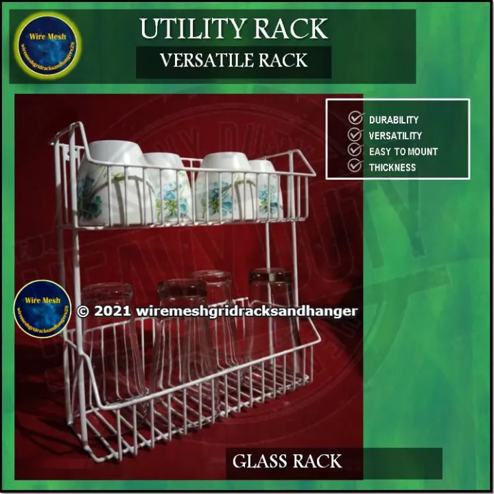 UTILITY RACK 2 LAYER / KUR / HANGING RACK / BATHROOM RACK ORGANIZER ...