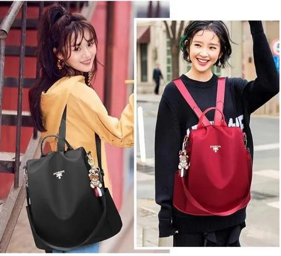 POABA Womens Korean Fashion Theft Safety Casual Backpack | Lazada PH