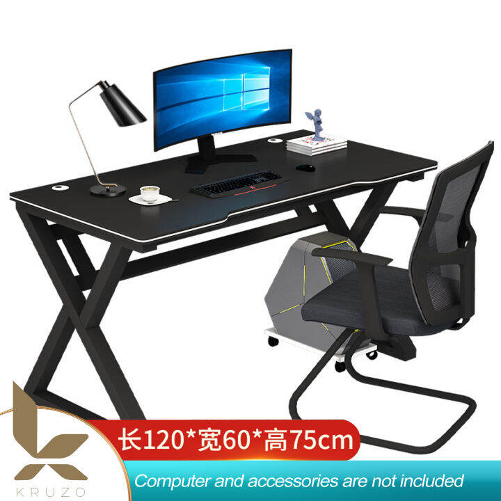 KRUZO X-Gamer Minimalist Gaming Table 120CM*60CM*75CM | Lazada PH