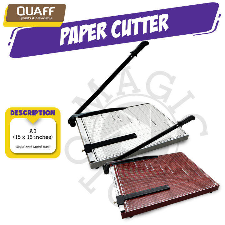 Magic photo QUAFF Paper Cutter A3 (15x18) size Metal / Wood Base ...