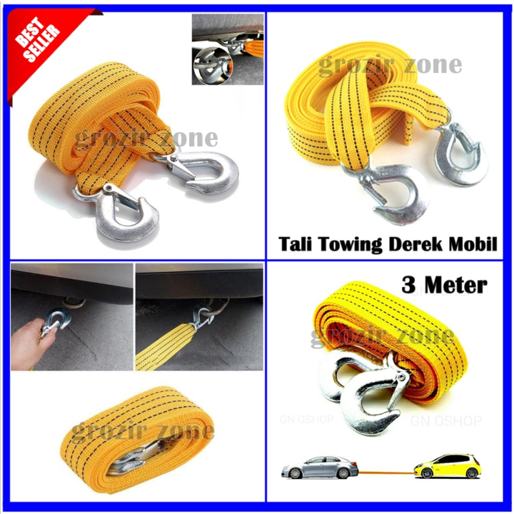 Tali Towing Derek Mobil Truk Motor Trail Offroad Panjang 3 Meter Kuat ...