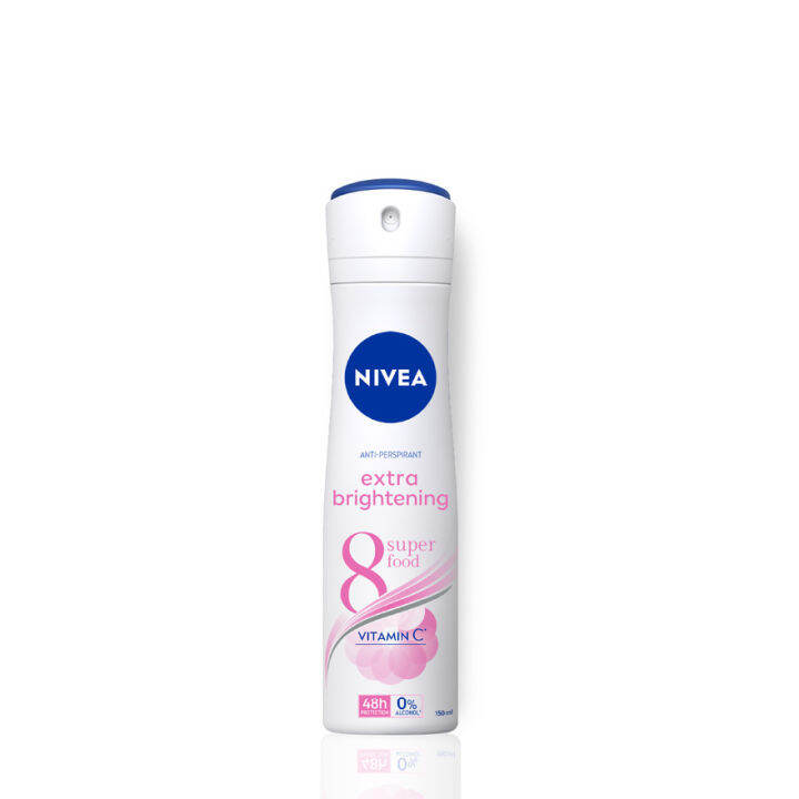 NIVEA Deodorant Extra Bright Spray 150ml | Lazada