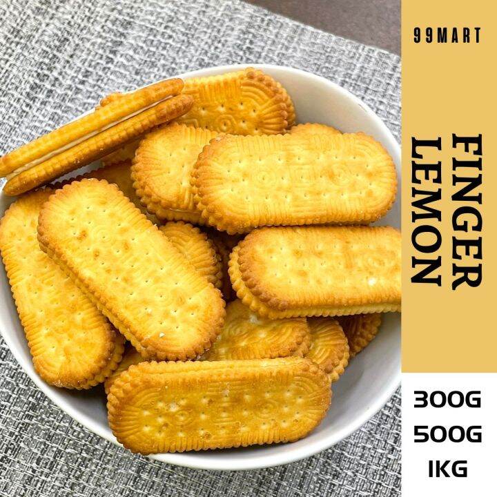 [ Biskut Timbang ] - Julie's Finger Lemon 300g / 500g / 1kg - Biscuit ...