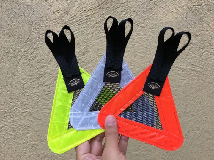Safety Reflective Triangle for Bikes / Bike Reflector / Triangle ...