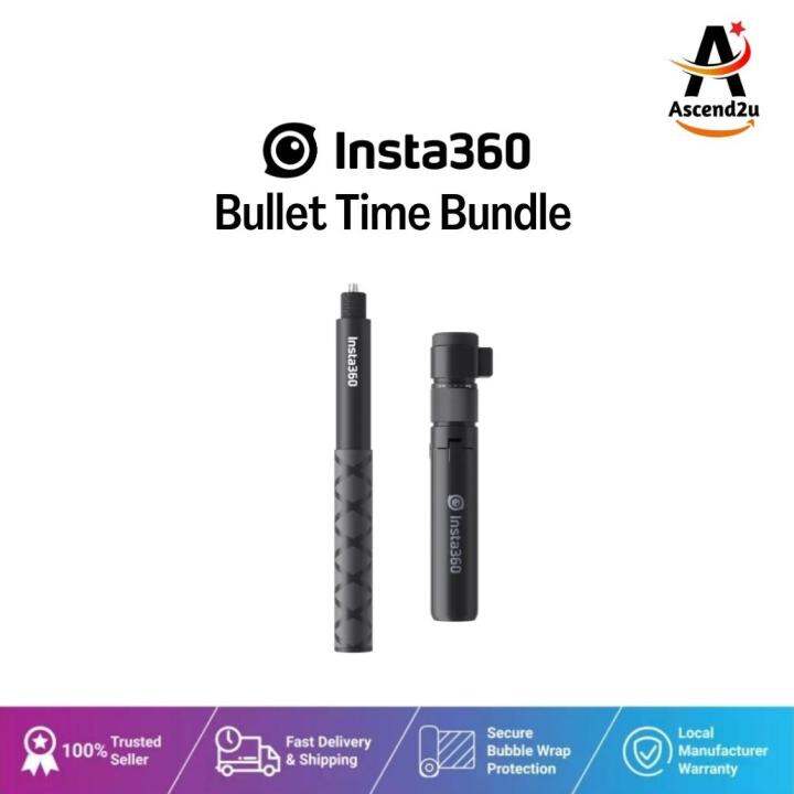 [INSTA360] - Bullet Time Bundle | tabletop tripod and a selfie stick ...