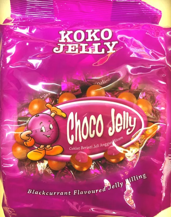 ️BEST ️ COCOALAND KOKO JELLY ANGGUR HITAM / CHOCO JELLY BLACKCURRANT ...