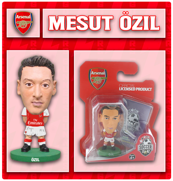 โมเดลนักฟุตบอล SoccerStarz ลิขสิทธิ์แท้จากสโมสร Arsenal - Mesut Ozil ...