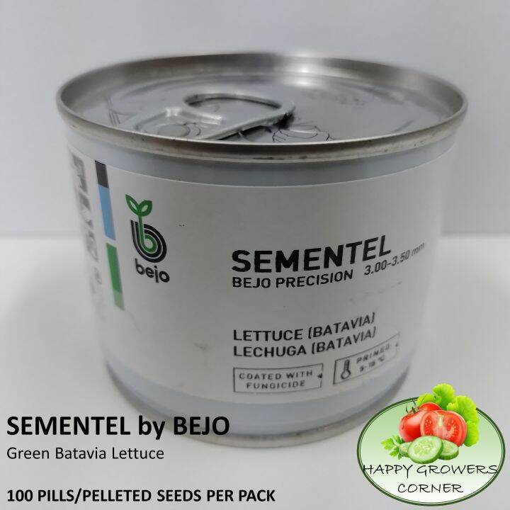 SEMENTEL Batavia Green Lettuce by BEJO SEEDS (50, 100 & 200 pelleted ...
