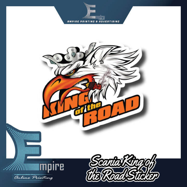 🔥NEW 🔥 Scania King Of The Road Sticker | Lori Truck | Sticker + FREE ...