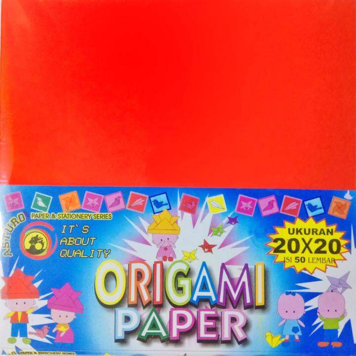 Kertas Origami Asturo 20x20 cm (isi 50 lembar) | Lazada Indonesia