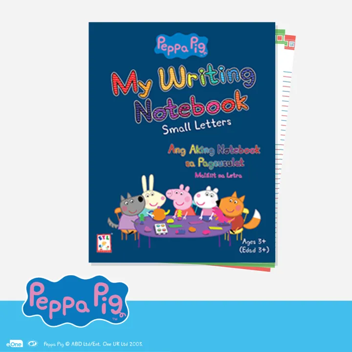 Peppa Pig and Pals - Peppa Pig - My Writing Notebook Small Letters ...
