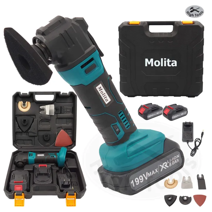 Molita เครื่องตัด ขัด เซาะ ไร้สาย บาก อเนกประสงค์ 199V แบตเตอรี่ Li-ion ...