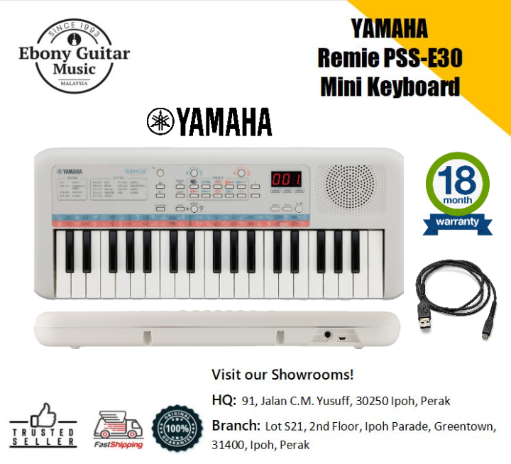 Yamaha Remie PSS-E30 Mini Keyboard for Children Keyboard for Beginner (PSSE30 / PSS E30) | Lazada