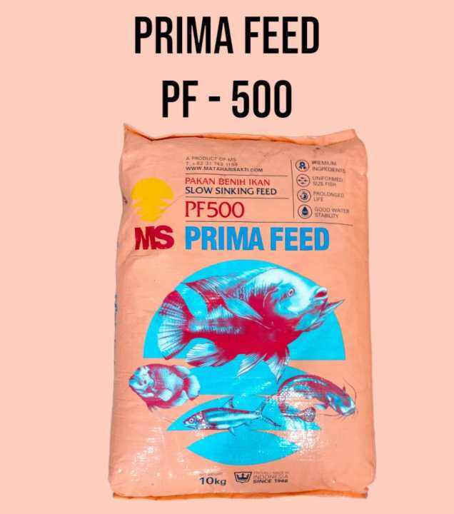 100 GR PRIMA FEED PF 500 PAKAN BIBIT IKAN HIAS / IKAN LELE NILA PAKAN ...