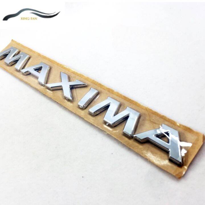 XINFAN 1 X ABS Chrome Maxima Logo Letter Car Auto Side Rear Trunk ...
