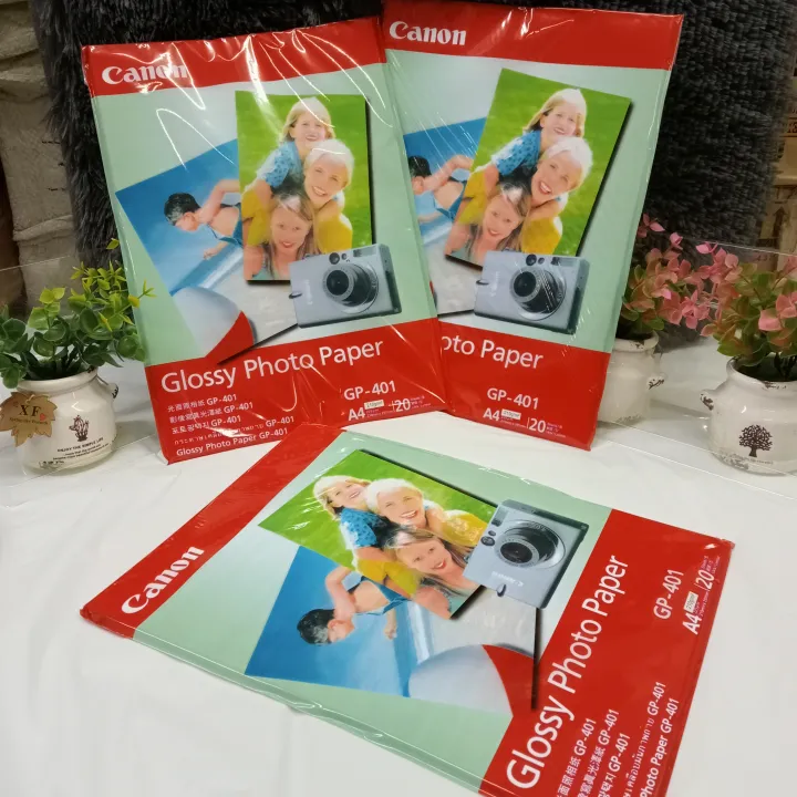 Canon Photo Paper Glossy 210g/m2 (A4 210mmx297mm) 20sheet | Lazada PH