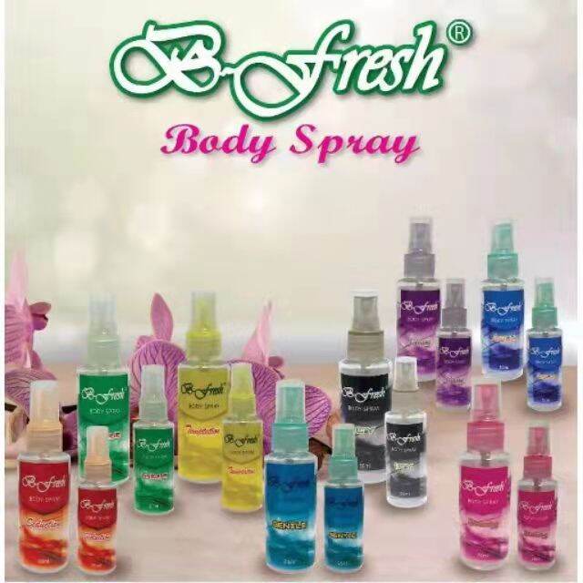 B-fresh body spray perfume is inspired by the lasting quality of 25ml ...