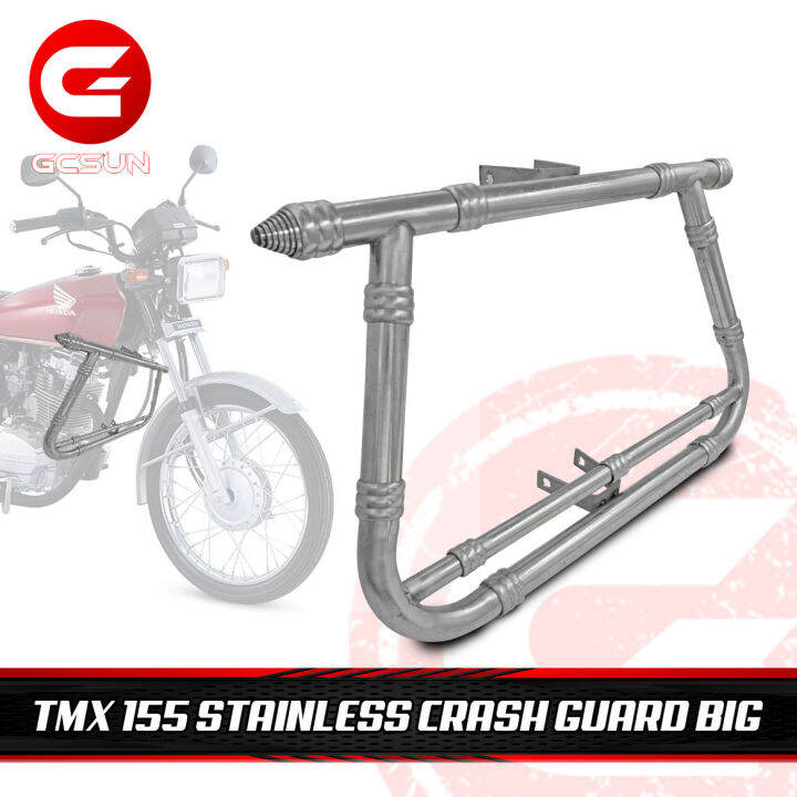 TMX 155 STAINLESS CRASH GUARD 'BIG-GCSUN | Lazada PH