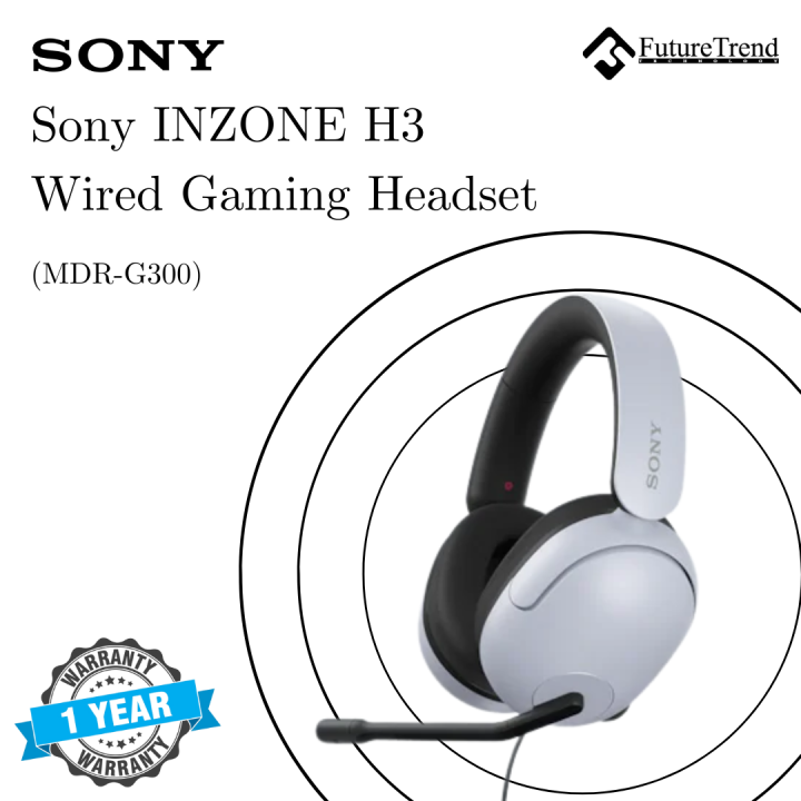 Sony INZONE H3 MDR-G300 Wired Gaming Headset | Lazada