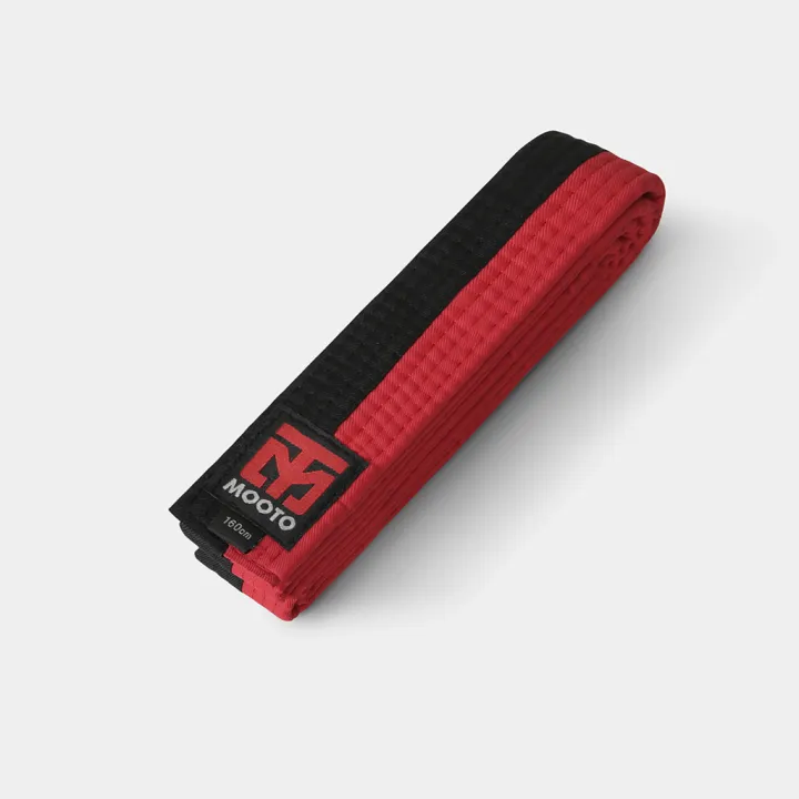 Mooto เข็มขัดเทควันโด POOM กว้าง4ซม.,ผ้าพันแบบเส้นเดียว | Lazada.co.th