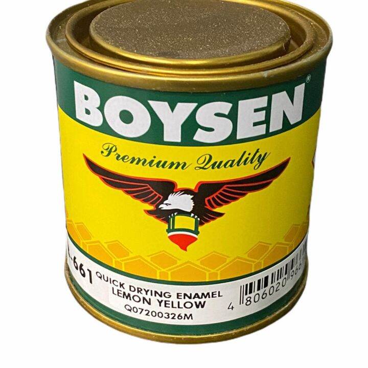 boysen b-661 Quick dry enamel lemon yellow (1liter) | Lazada PH