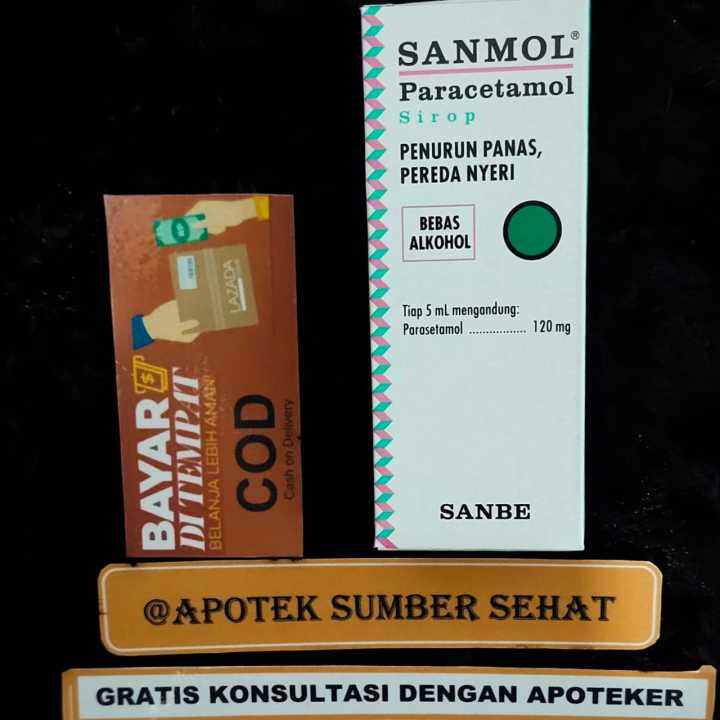 Sanmol Syrup 60 ml / Obat Sanmol Syrup Pereda Sakit & Demam 60 Ml ...