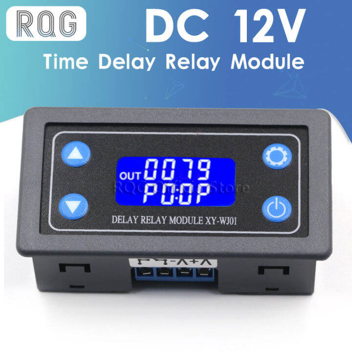 Dc12v Led Digital Time Delay Relay Module Programmable Timer Relay