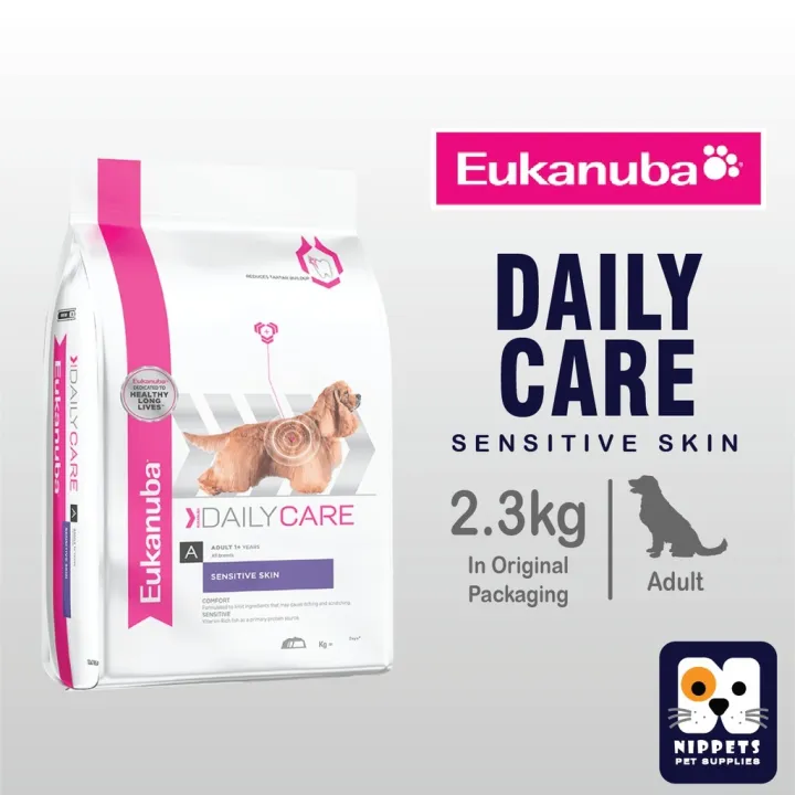 【ขาย】 Eukanuba Daily Care Sensitive Skin 2.3kg Dry Dog Food for Adult All Breeds | Lazada PH