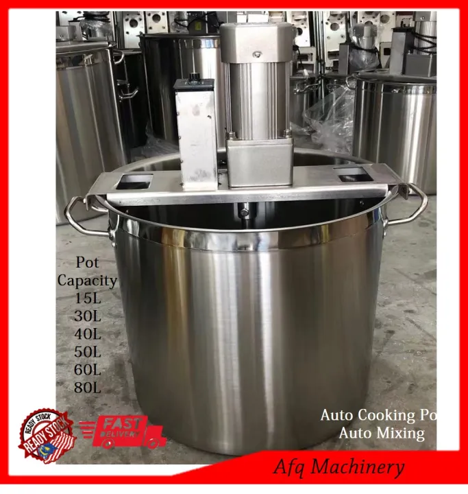 Auto Cooking pot Auto Cooking Machine Mixer Sauce Sambal Rendang Paste ...
