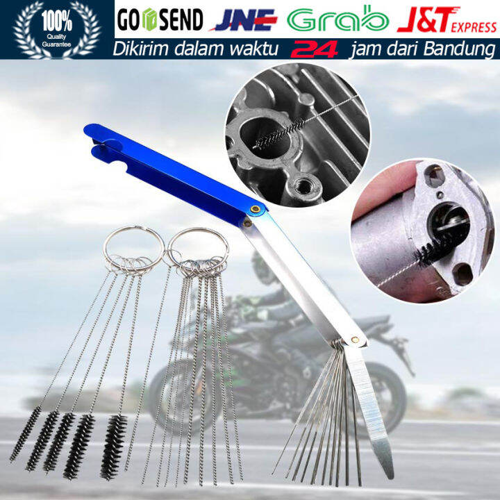 3 Buah/Set Alat Pembersih Karburator Mobil Dengan 10 Jarum + 5 Sikat ...